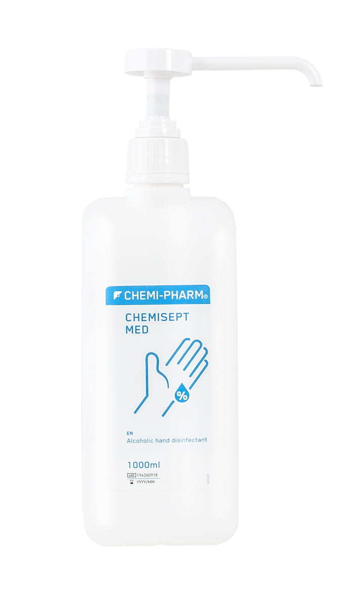 Chemi-Pharm CHEMISEPT MED 1000ml pompka Płyn do higienicznej i ...