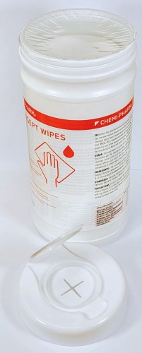 Chemi-Pharm STERISEPT WIPES 200szt TUBA Duże 20x20cm Bez-alkoholowe ...