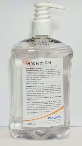 Cid Lines KENOSEPT GEL 500ml ŻEL do dezynfekcji rąk na bazie alkoholu C ...
